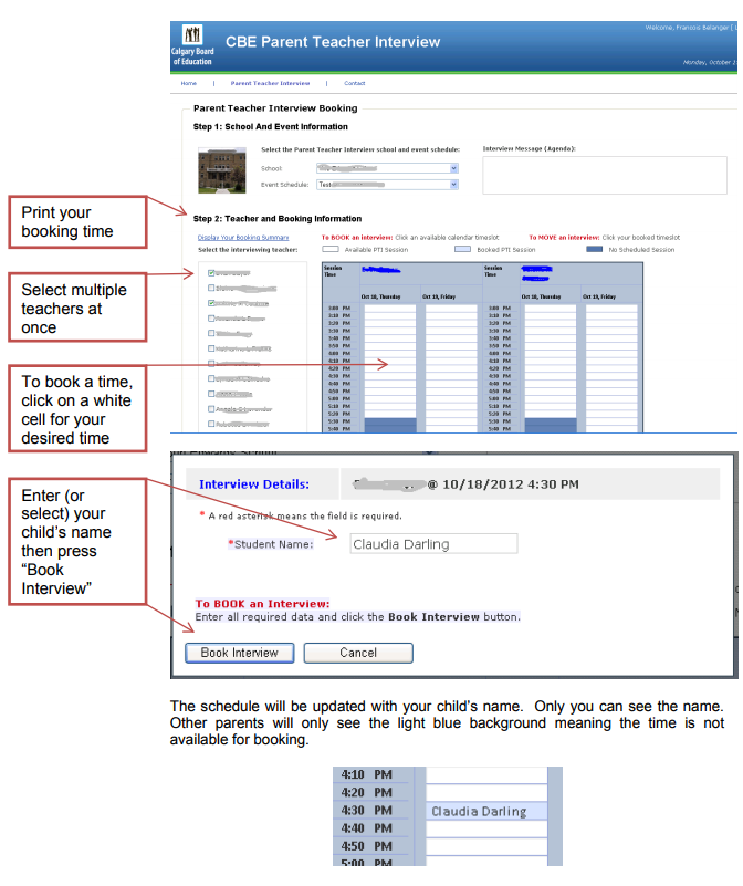 Parent-Teacher Conferences - Chris Akkerman School